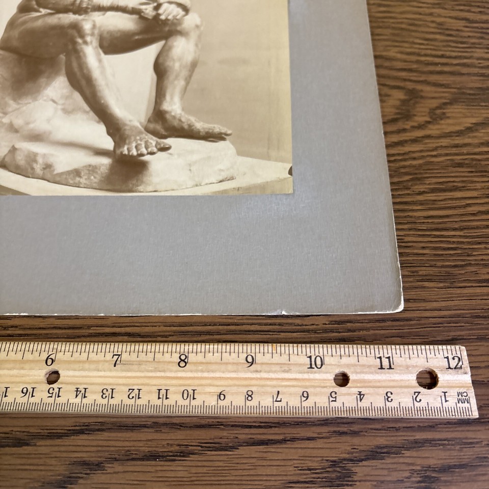 Vintage Seated Boxer Mounted Greek Sculpture Photo Apollonios Nestoros ...