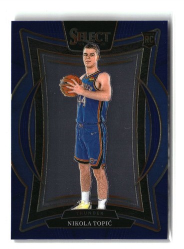 NIKOLA TOPIC 2024-25 Select Concourse Blue #89 RC Oklahoma City Thunder ...