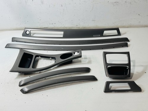 07-13 OEM BMW E93 335is Dash Glacier Silver Aluminum Interior Trim No ...