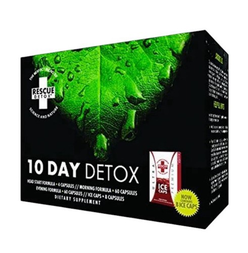 Rescue 10 Day Permanent Detox Capsules – Full Body Detox & Toxin ...