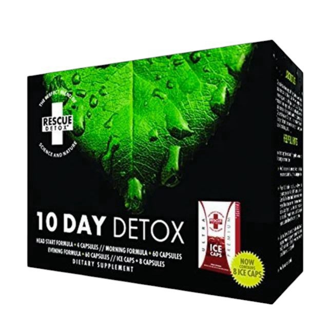 Rescue 10 Day Permanent Detox Capsules – Full Body Detox & Toxin ...