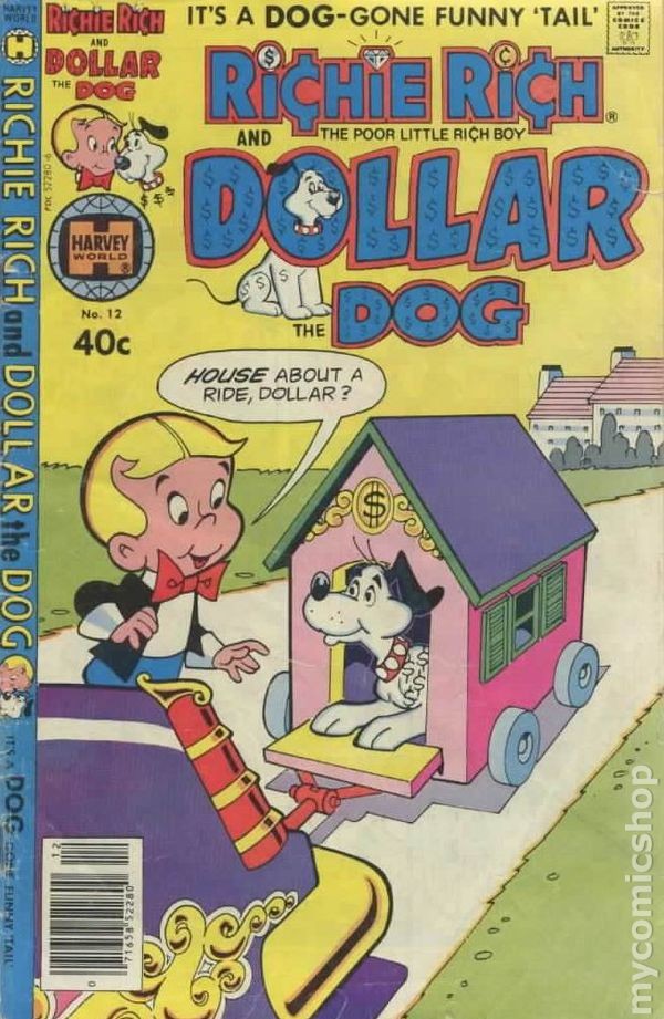 Richie Rich and Dollar the Dog #12 VG 1980 Stock Image Low Grade | eBay ...