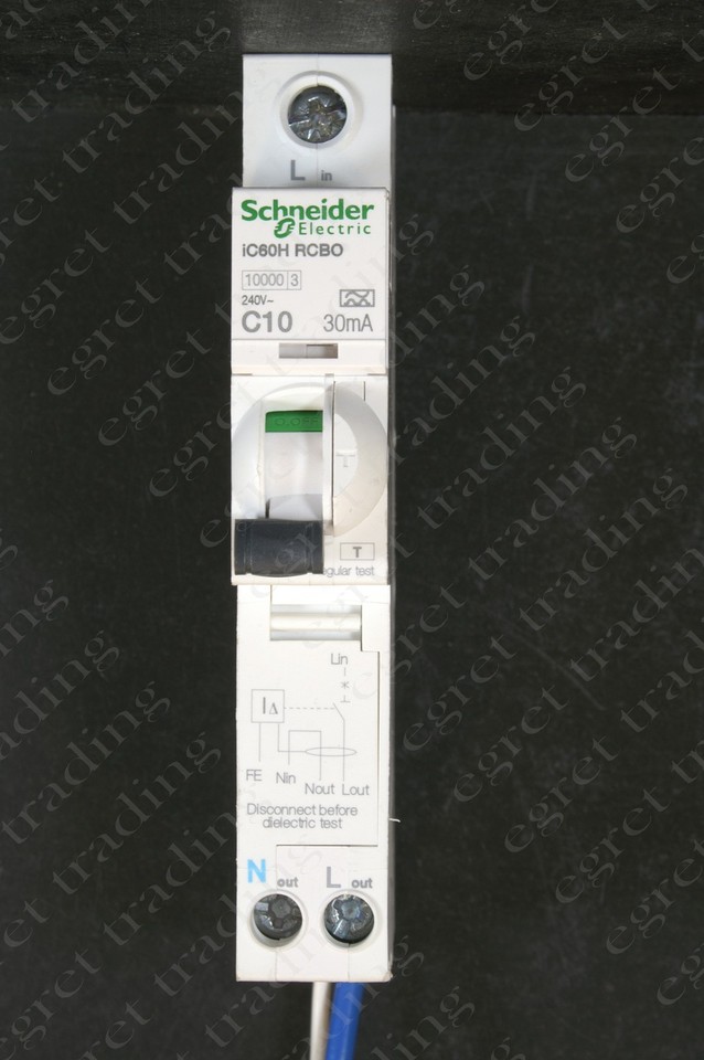 Schneider Acti9 iC60H 30mA Type A RCBO Circuit Breaker - TESTED | eBay UK