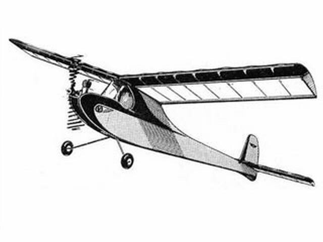 Cardinal by Veron ~ Vintage Free Flight Model ~ Laser-cut Balsa Wing ...