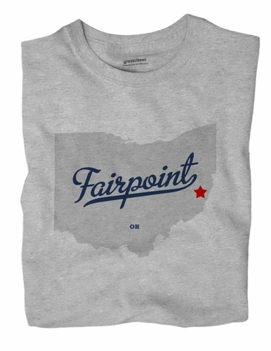Fairpoint Ohio OH T-Shirt MAP | eBay