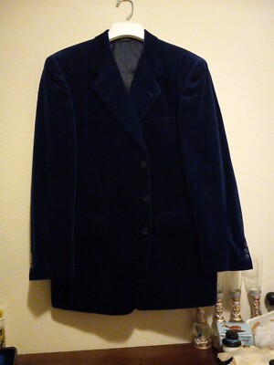 Beautiful Marco Carelli Dark Navy Velvet Sport Coat | eBay