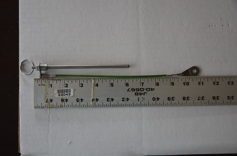 Jergens 135-806229DR Ball Type Lock Pin w Lanyard AVI Hartwell Pit Pin ...