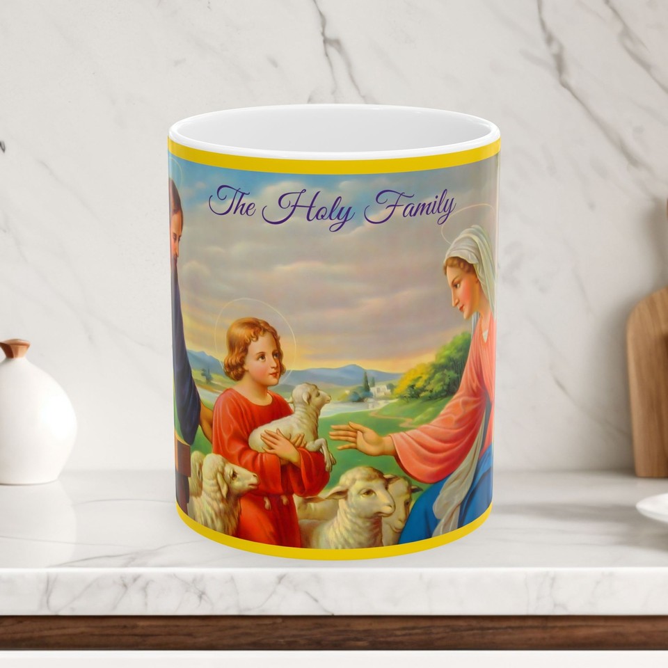 NEW, Christian Jesus Mug, The Holy Family Catholic Christmas Gift, 11 ...