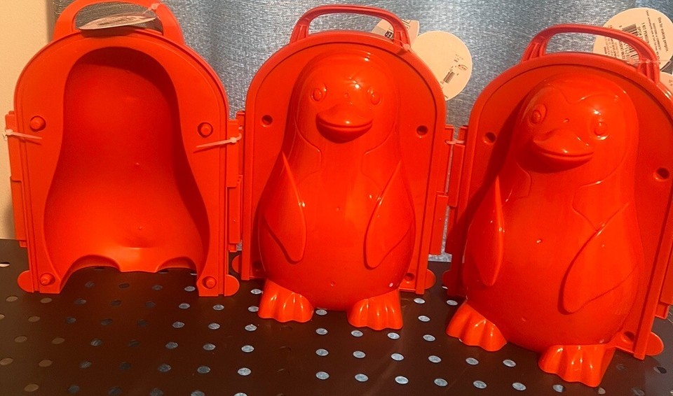 Set of 3 Penguin Maker Kit Snow Or Sand 3D Mold Outdoor Toy | eBay
