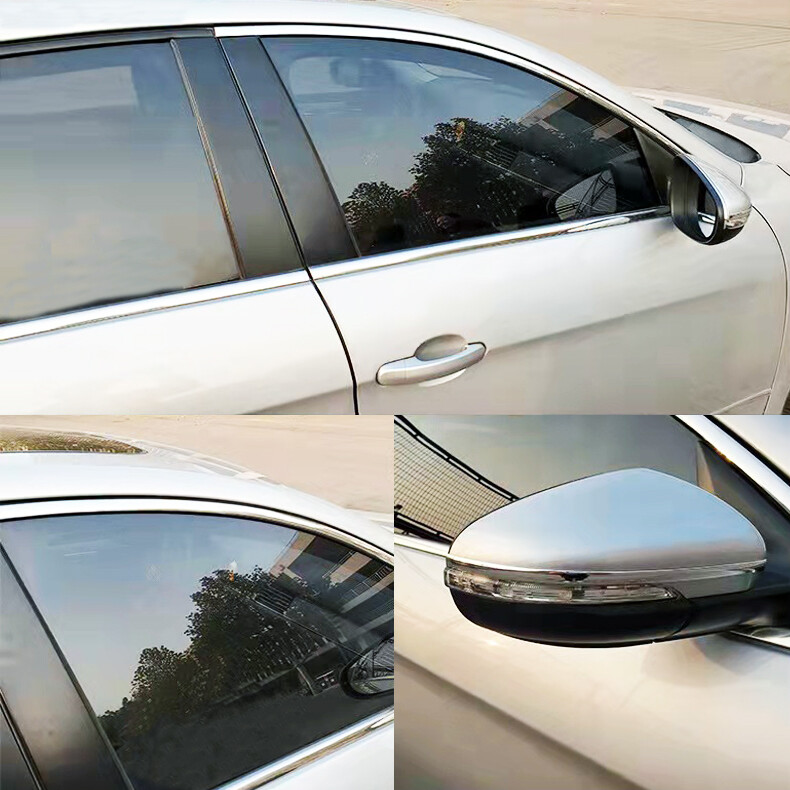 6mm-70mm Chrome Silver Car Door Body Bumper Strip Exterior Molding Trim ...