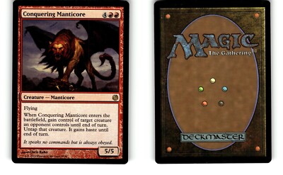 MTG Duel Decks: Heroes vs. Monsters Conquering Manticore DDL 55/81 R NM ...