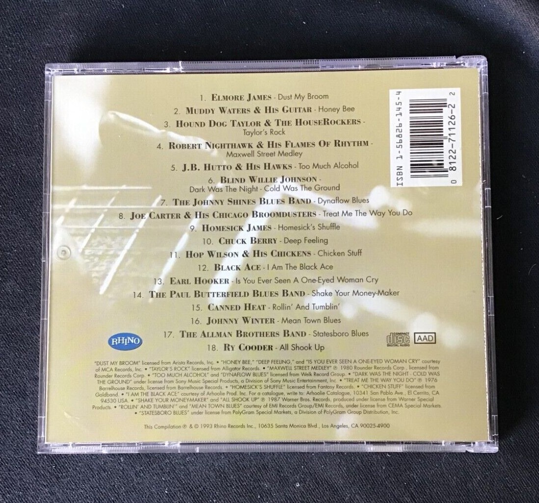 Blues Masters Essential Blues Collection Volume 15 Slide Guitar CD ...