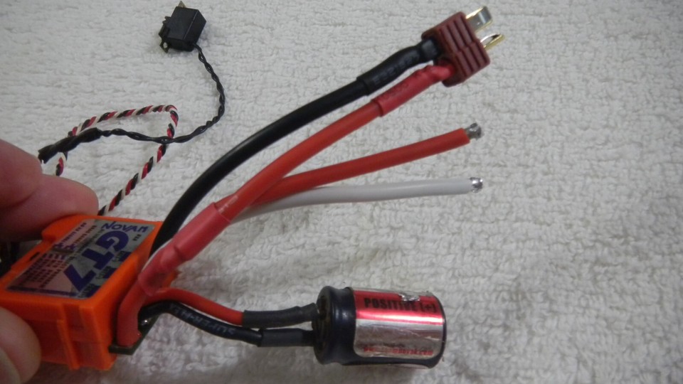 VINTAGE NOVAK GT7 BRUSHED MOTOR ESC TESTED WORKS NOT ORIGINAL SWITCH ...