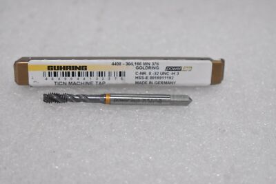 GUHRING 0016911192 TICN MACHINE TAP C-NR 8/32 UNC HSS-E MADE IN GERMANY ...
