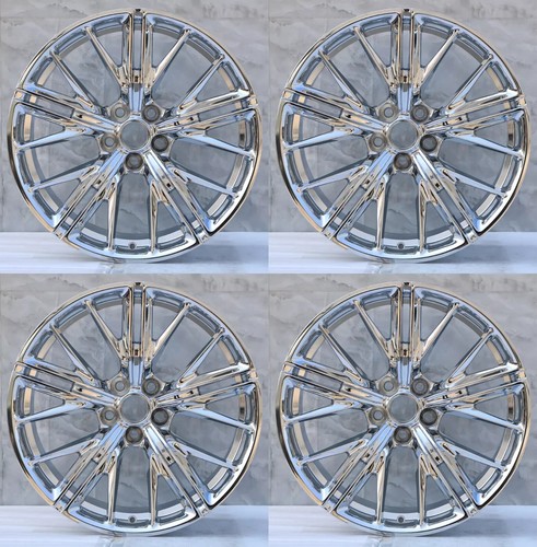 20x10/20x11 Staggered Chrome 20" Wheels Fit Chevy Camaro Chevrolet Rims ...
