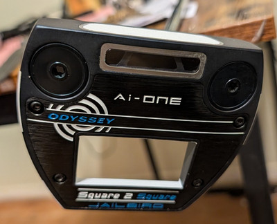 Odyssey Ai-ONE Square 2 Square 35" Jailbird Center Shaft Putter New W ...