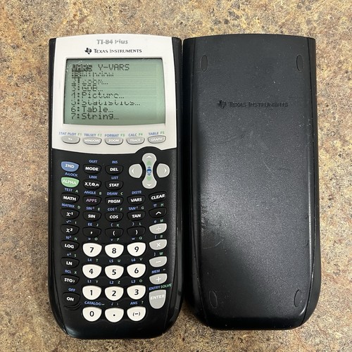 Texas Instruments TI-84 Plus Graphing Calculator - Black W Slide Cover ...