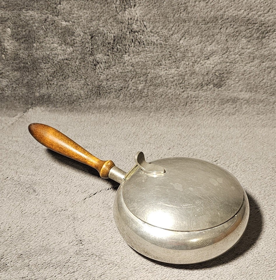 STIEFF PEWTER ATC Silent Butler #P20-5 Wood Handle Crumb Catcher | eBay