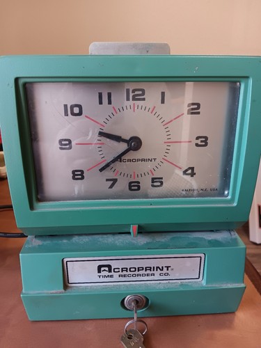 acroprint time recorder clock | eBay