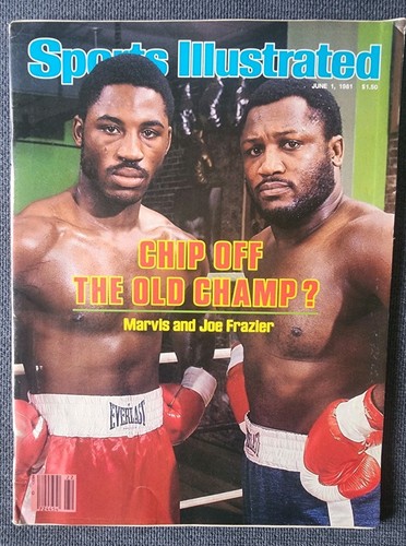Sports Illustrated June 1 981 Marvis Frazier Joe Frazier Boxing | eBay