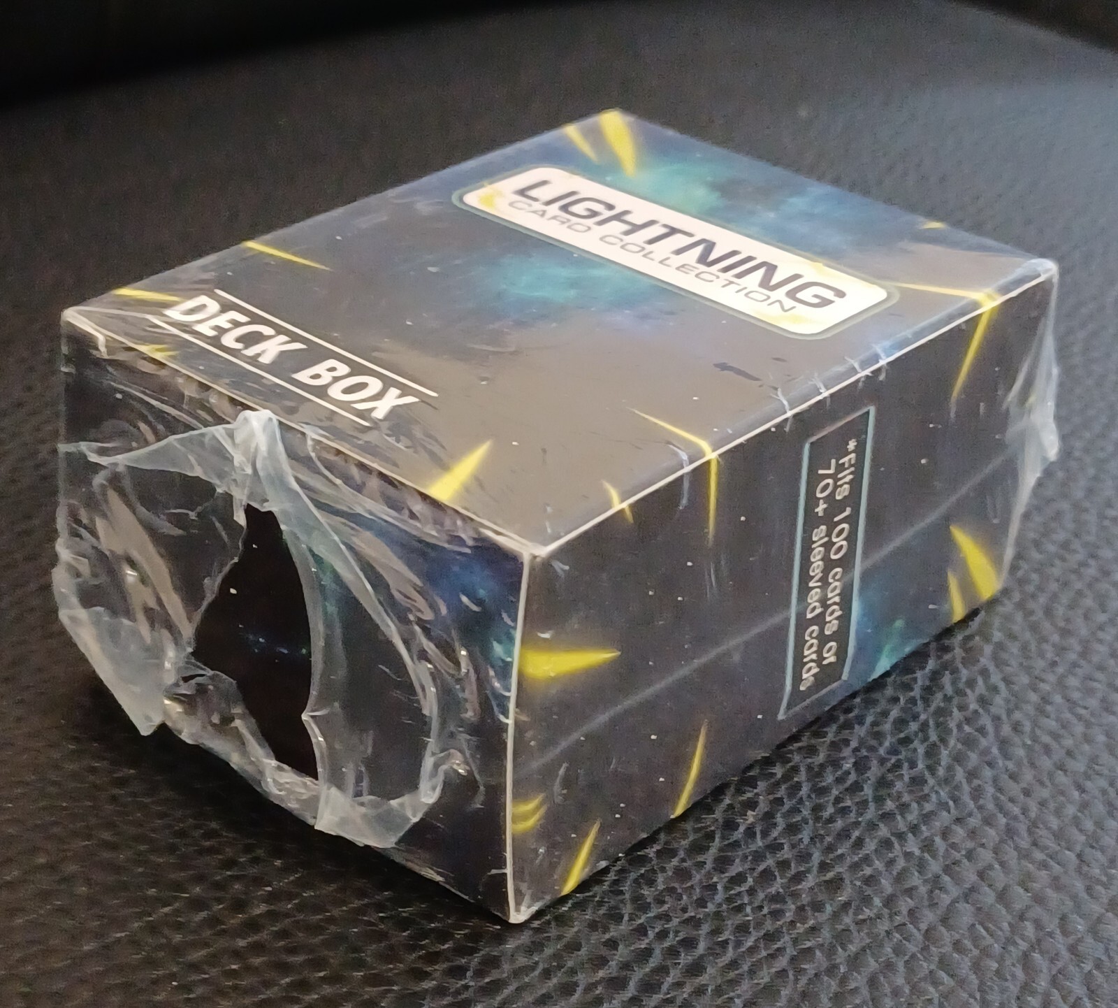 Lightning Card Collection Deck Box Fits 100 Cards or 70+ Sleeves NEW ...
