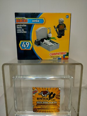 Make It Blocks Zombie 49 Piece Construction Blocks Compatible With ...