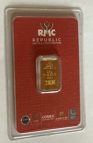 RMC Gold 2.5 Gram .9999 bar in assay | eBay