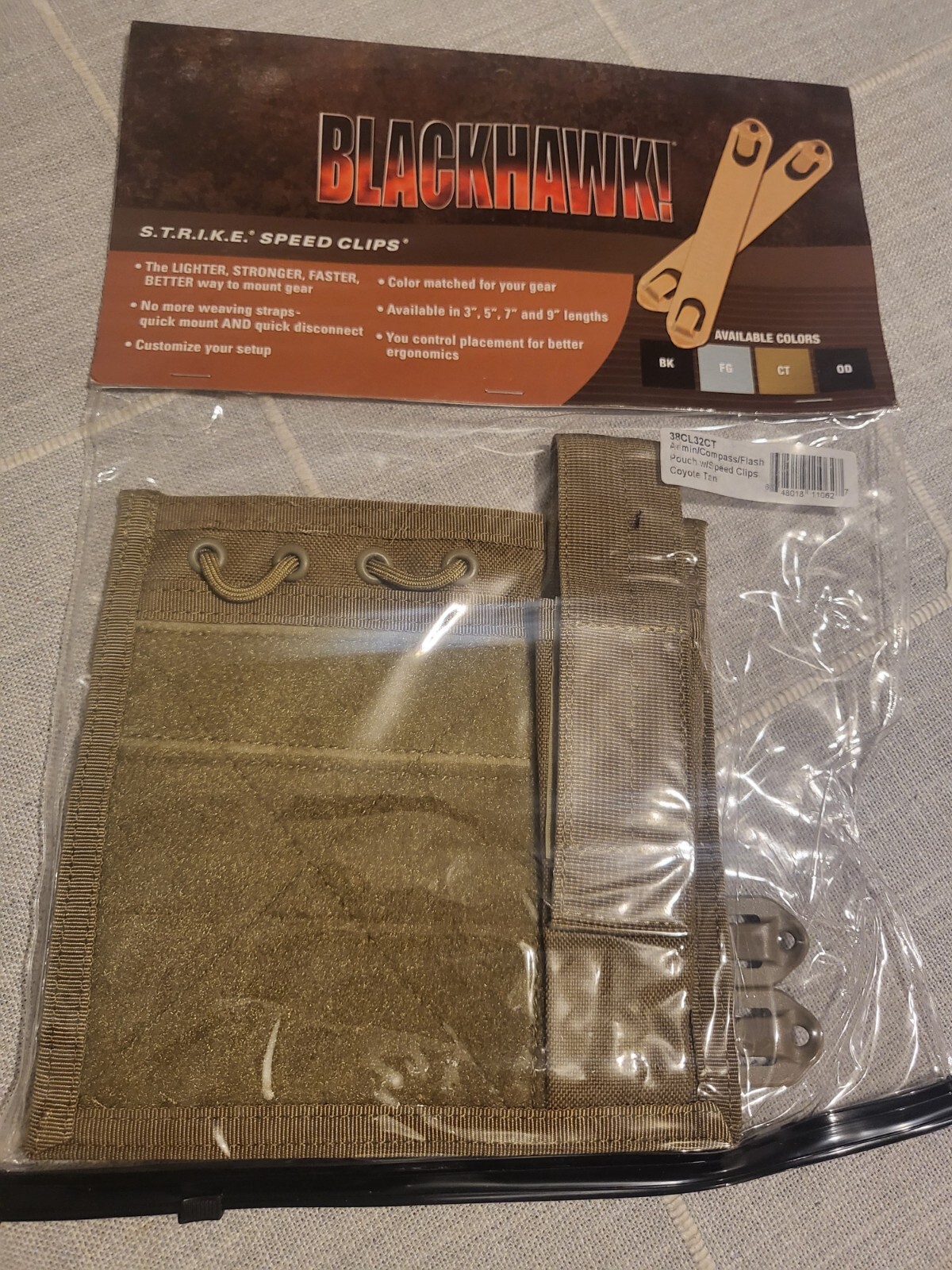 BLACKHAWK Large Multipurpose Pouch for Admin, compass, flash 2 New in package | eBay