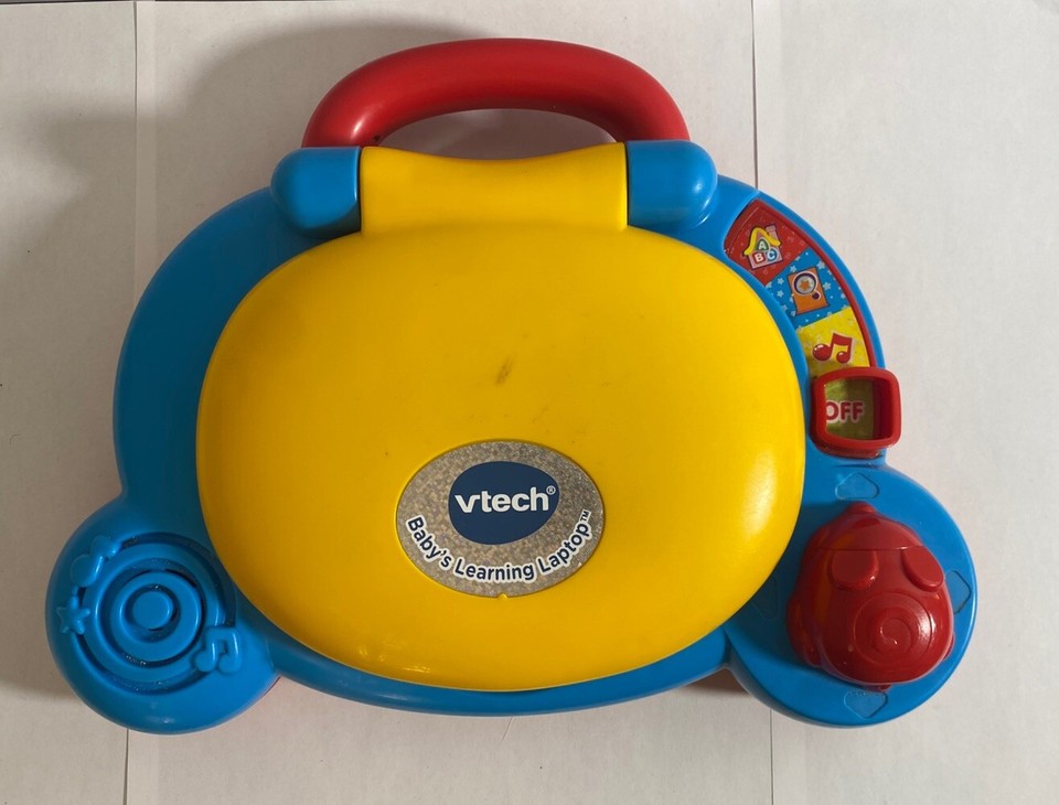 VTech Baby Laptop Baby Learning Kids Toy Educational Computer Light Up ...