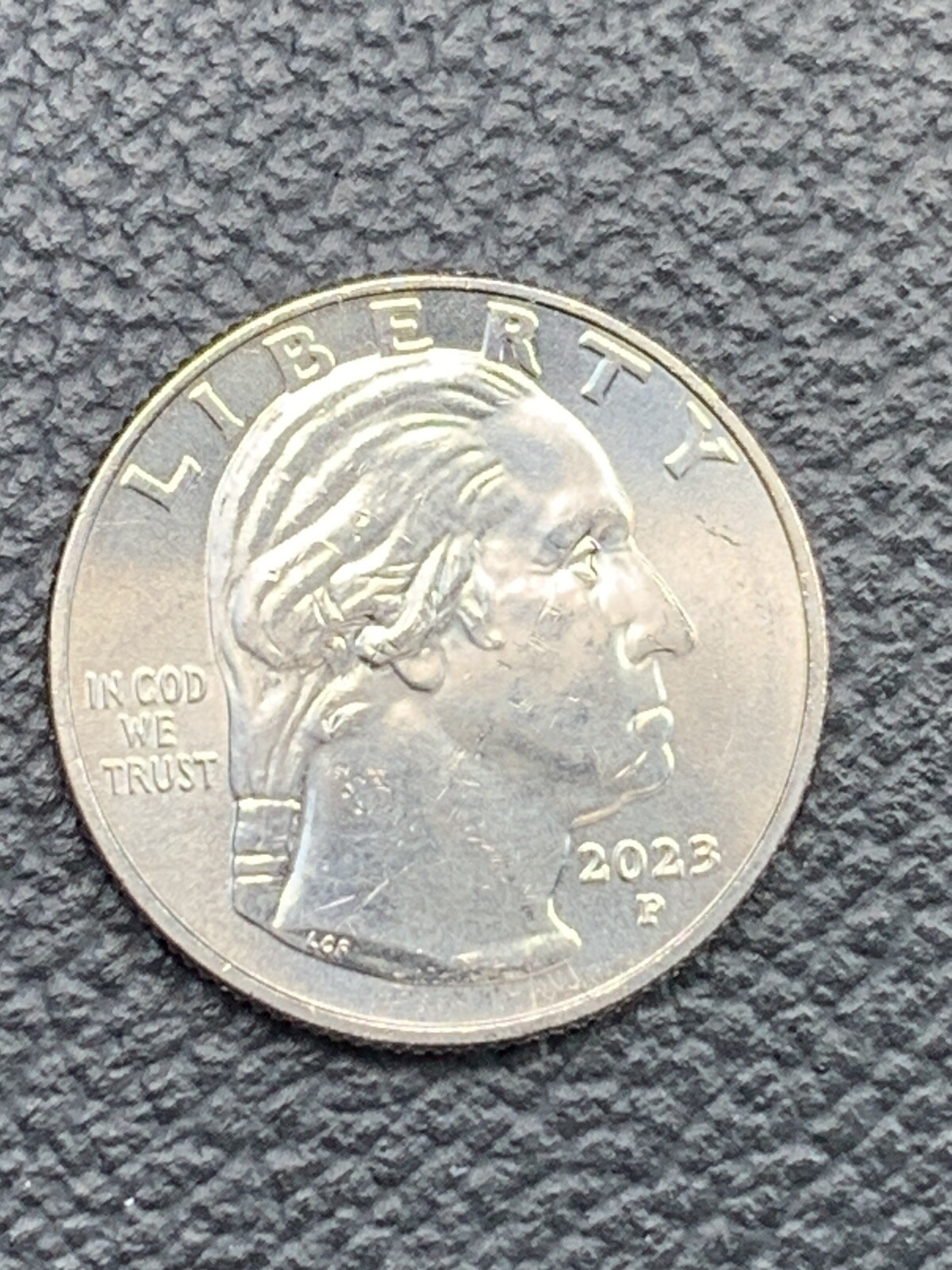 NEW ERROR - 2023 P - Jovita Idar Women's Quarter Reads “In Cod We Trust ...