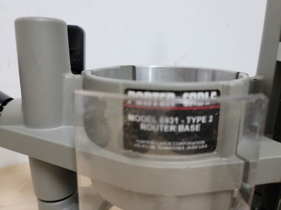 EXCELLENT MADE IN USA PORTER CABLE 690LR W/6931 PLUNGE & 1001 FIXED ...