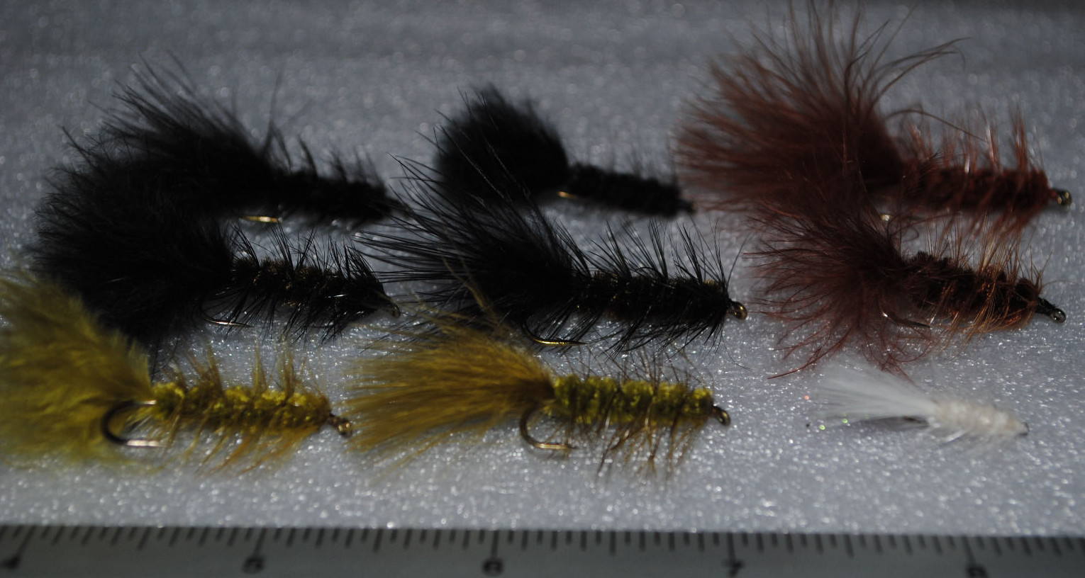 Woolly Buggers, 8 ea Trout Salmon flies Fly Fishing, 5 colors | eBay