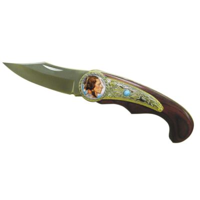 NEW American Coin Treasures Colorized Buffalo Nickel Pocket Knife 722 ...