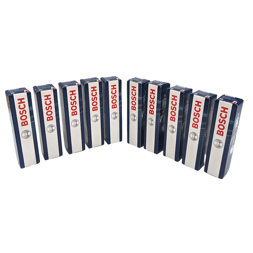 Bosch Double Platinum Spark Plugs FR6KPP332S (10 Pack) fits Audi A6 C6 ...