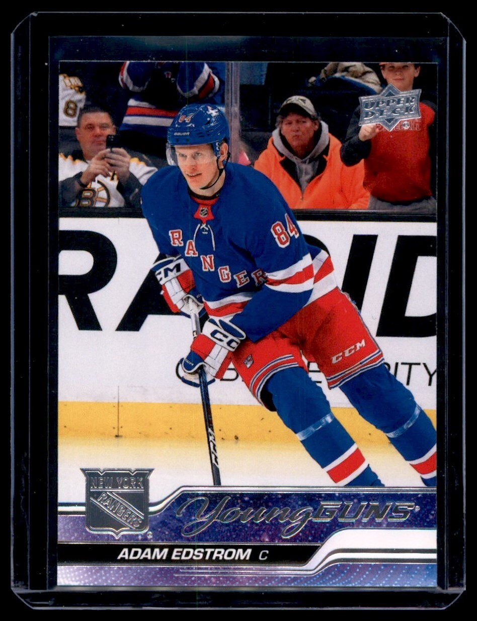 Adam Edstrom 2023-24 Upper Deck Young Guns #703 New York Rangers | eBay