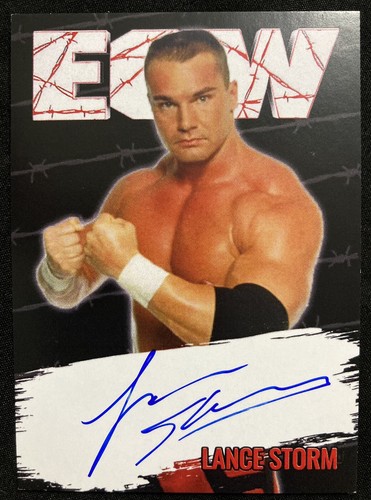 ECW Lance Storm auto card signed Impact Players wwe wcw Wrestling ...