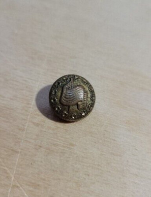Rare Antique Button, 1800's, American Flag With 13 Stars, Civil War? | eBay