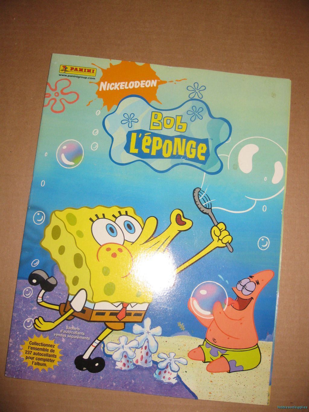 2006 SpongeBob Squarepants Panini Stickers Album (French) | eBay