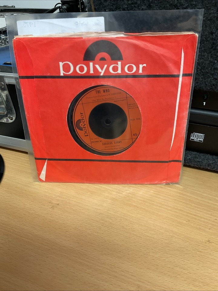 The Who Squeeze Box, Success Story 7" Vinyl Record 1975 Polydor 2121 ...