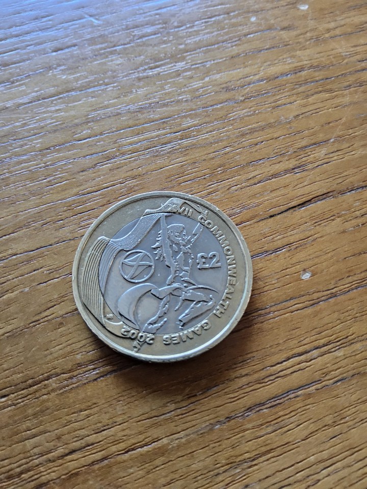 2002 Commonwealth Games £2 Pound Coin Northern Ireland Wales Scotland ...
