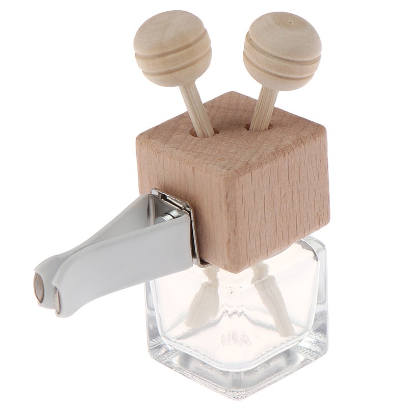 Air Freshener Perfume Bottle Pendant Essential Oils Car Hanging Glass ...