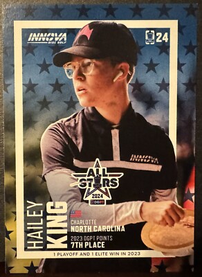 Disc Golf Pro Tour DGPT 2024 Hailey King All Stars Trading Card #AS 19 ...