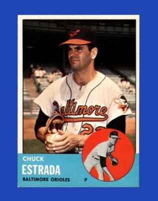 1963 Topps Set-Break #465 Chuck Estrada NR-MINT *GMCARDS* | eBay
