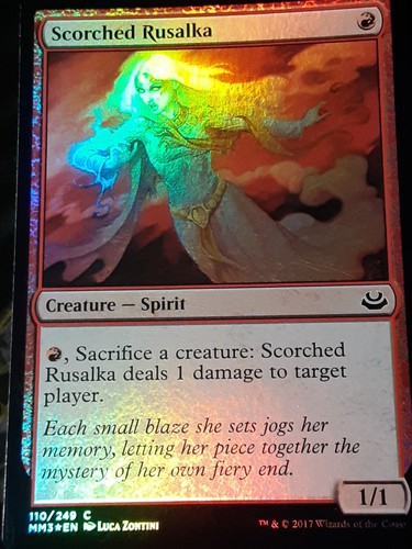 Scorched Rusalka FOIL , Modern Masters 2017 , NM , MTG, FREE SHIPPING ...