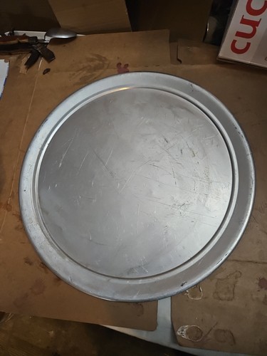 Restaurant-Grade Aluminum Pizza Pan, Baking Tray, Wide Rim, 14-Inch | eBay