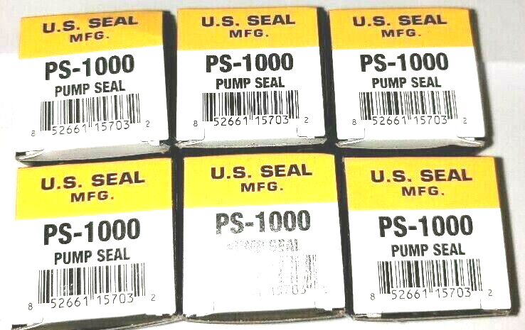 US Seal PS-1000 (Pack of 6) Pool or Spa Pump 5/8" Shaft Seals | eBay
