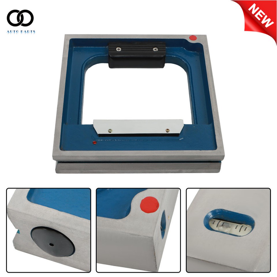 New 8" × 1-9/16" × 8" High Precision Frame Spirit Level .0002" | eBay