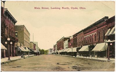 Main Street Looking North in Clyde OH Postcard | eBay