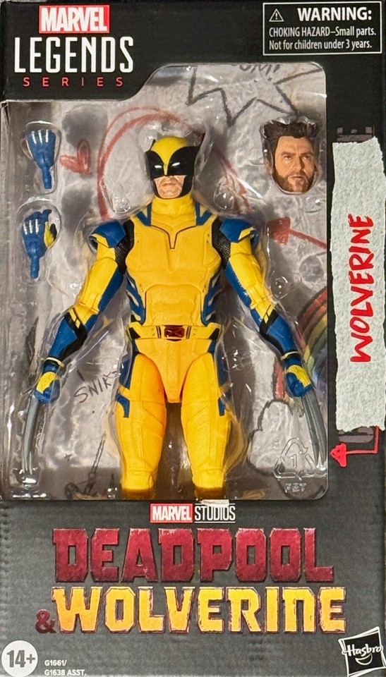 Marvel Legends • Deadpool + Wolverine: WOLVERINE 6-in Action Fig ...