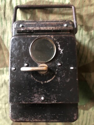 WW2 WWII GERMAN TORCH FLASHLIGHT LATERN DAIMON WEHRMACHT FIELD ORIGINAL ...